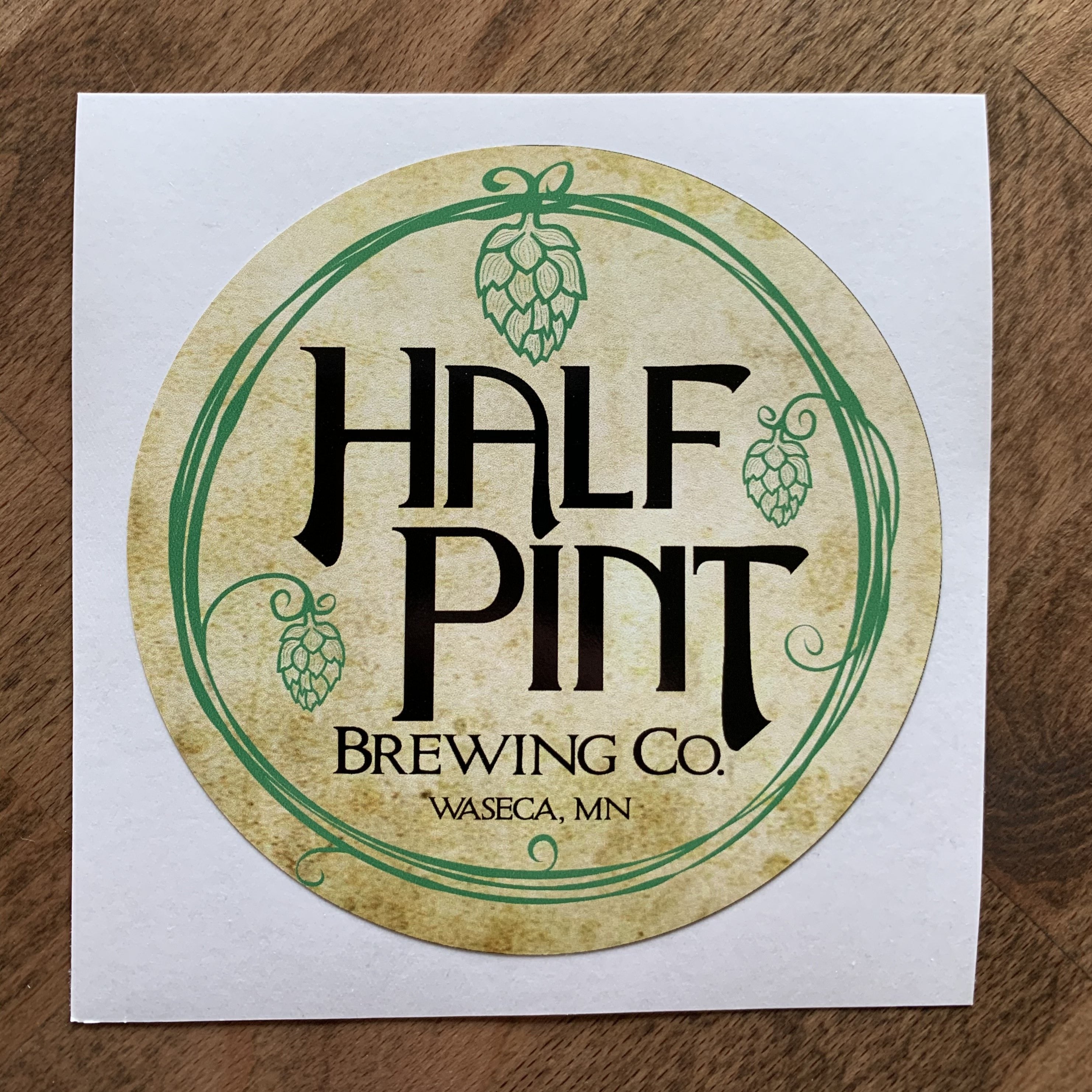 Round Half Pint Logo Stickers – Half Pint Brewing Company